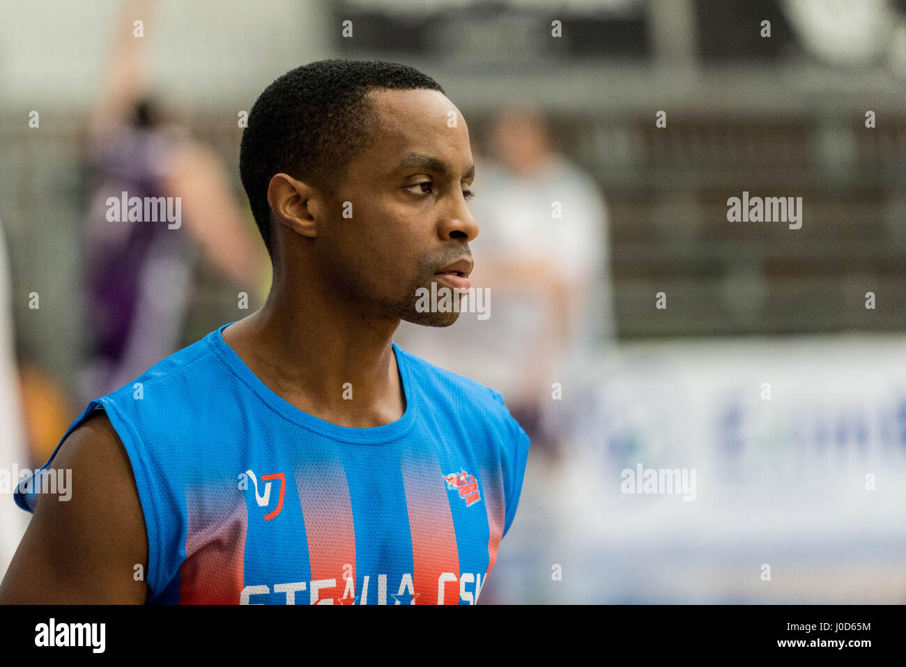 April 11, 2017: Morris Curry #7 of Steaua CSM EximBank Bucharest during ...