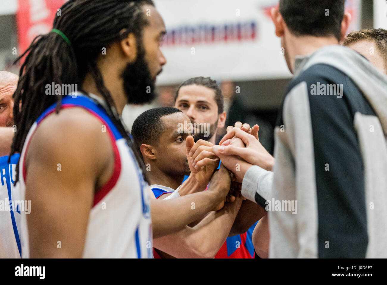 April 11, 2017: Morris Curry #7 of Steaua CSM EximBank Bucharest during ...