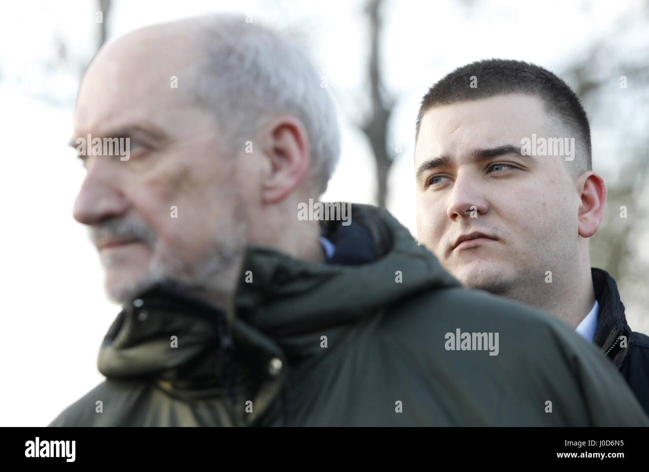 30.01.2016 Warsaw Antoni Macierewicz , Bartlomiej Misiewicz Bartlomiej ...