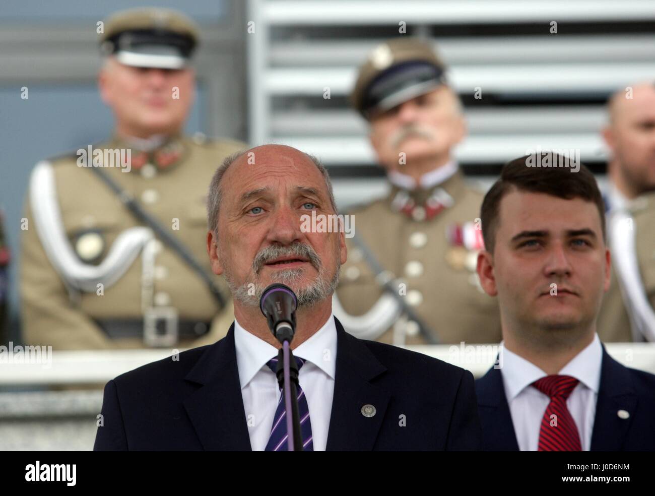 Kielce 06.09.2016 Antoni Macierewicz and Bartlomiej Misiewicz ...