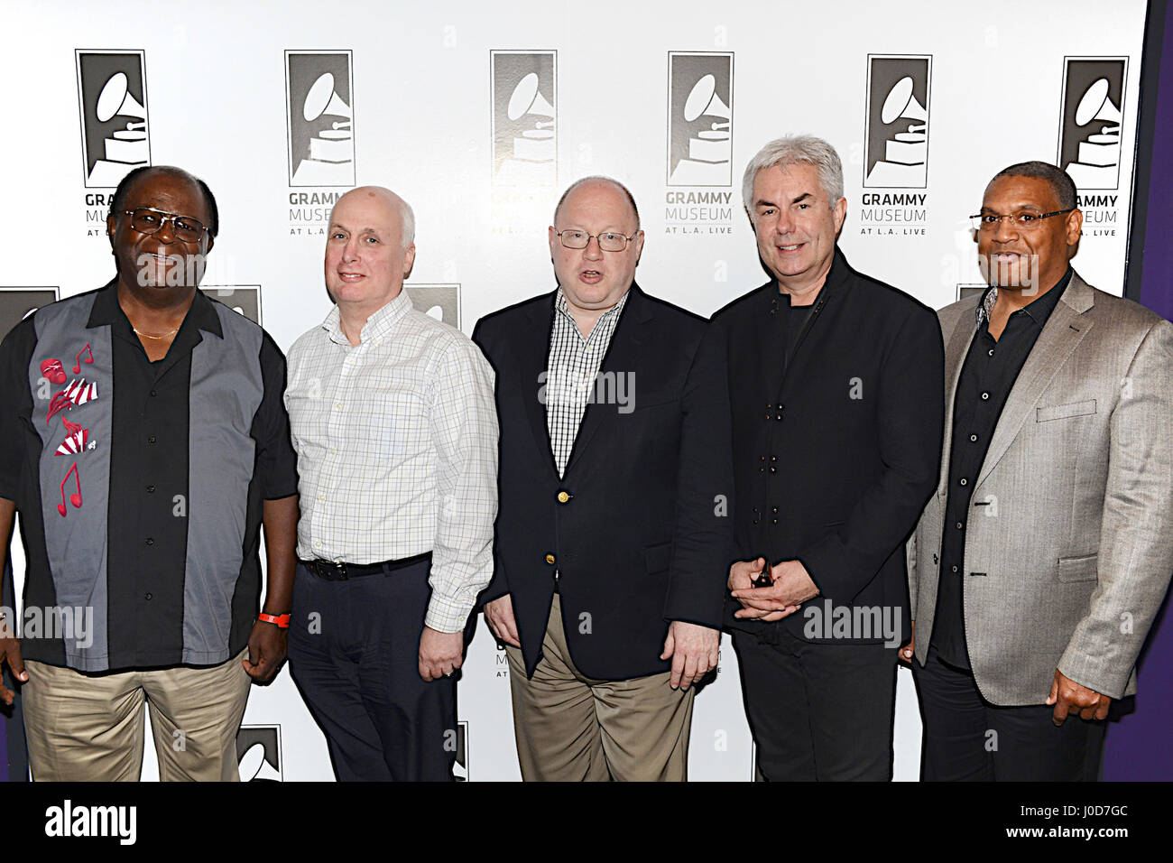 Los Angeles, USA. 11th Apr, 2017. Bubba Jackson, Scott Yanow, Loren ...