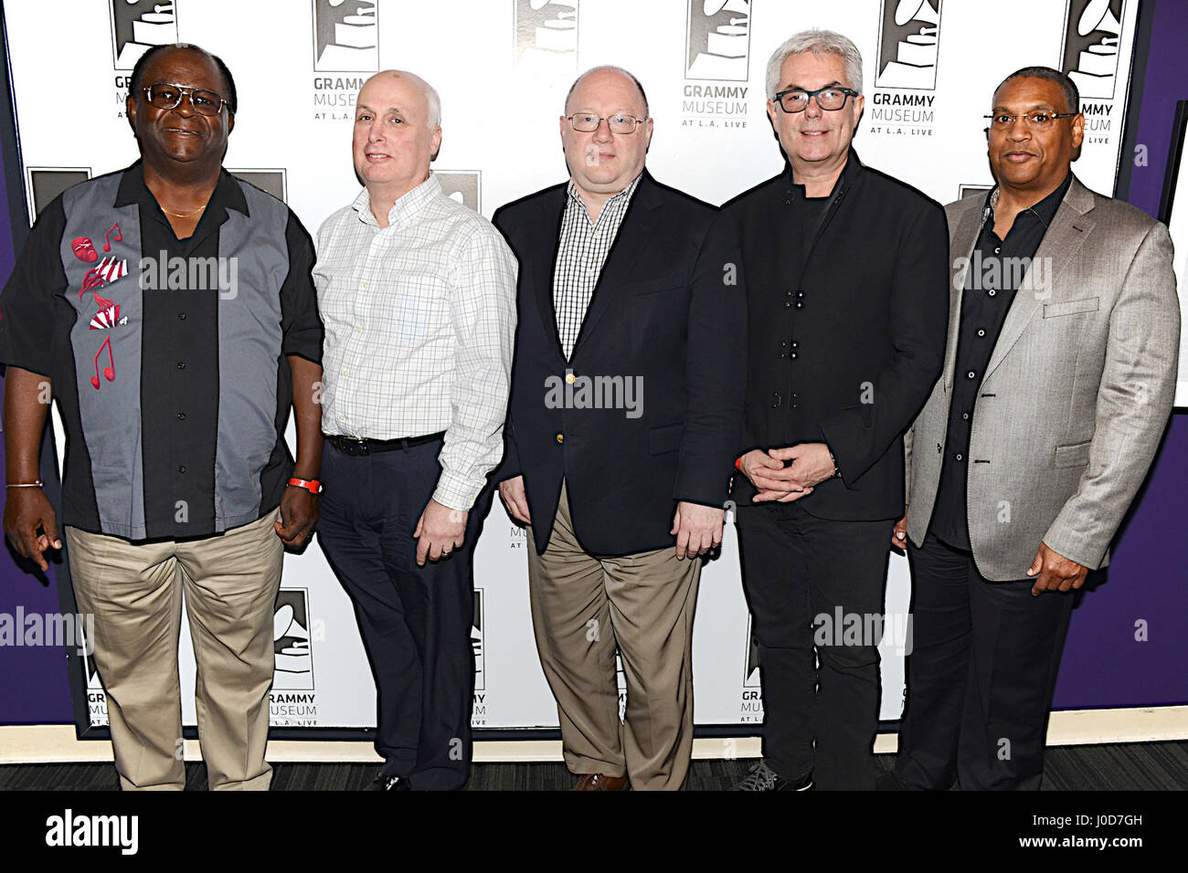 Los Angeles, USA. 11th Apr, 2017. Bubba Jackson, Scott Yanow, Loren ...