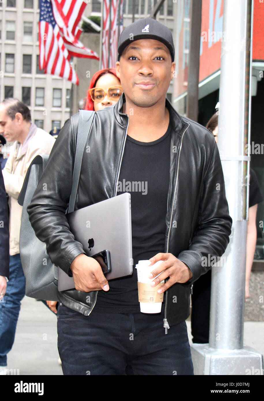 New York, NY, USA. 12th Apr, 2017. Corey Hawkins at NBC'S Today Show ...
