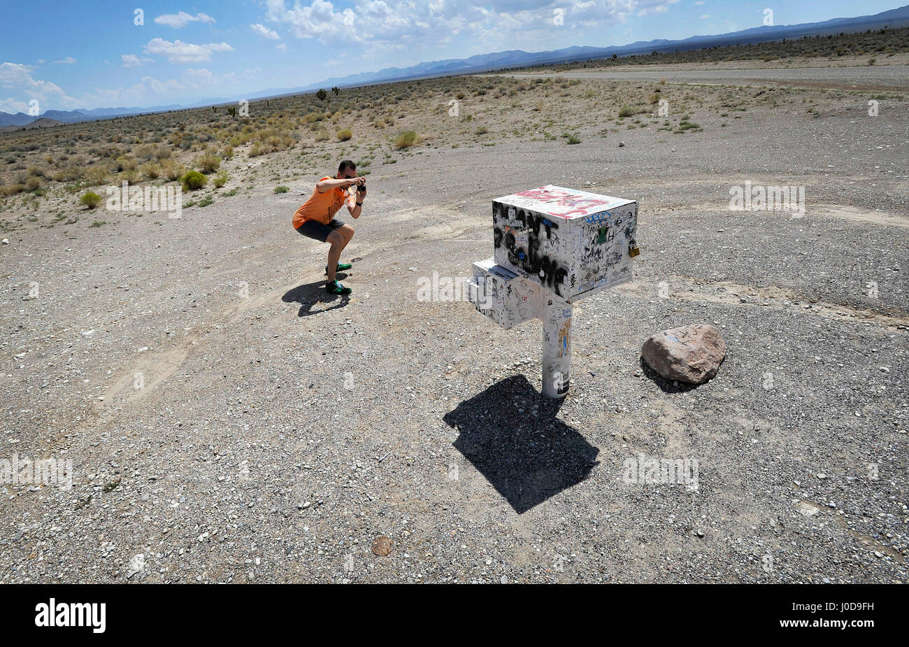 Rachel, Nevada, USA. 5th Aug, 2014. -Floris Otten, of The Netherlands ...