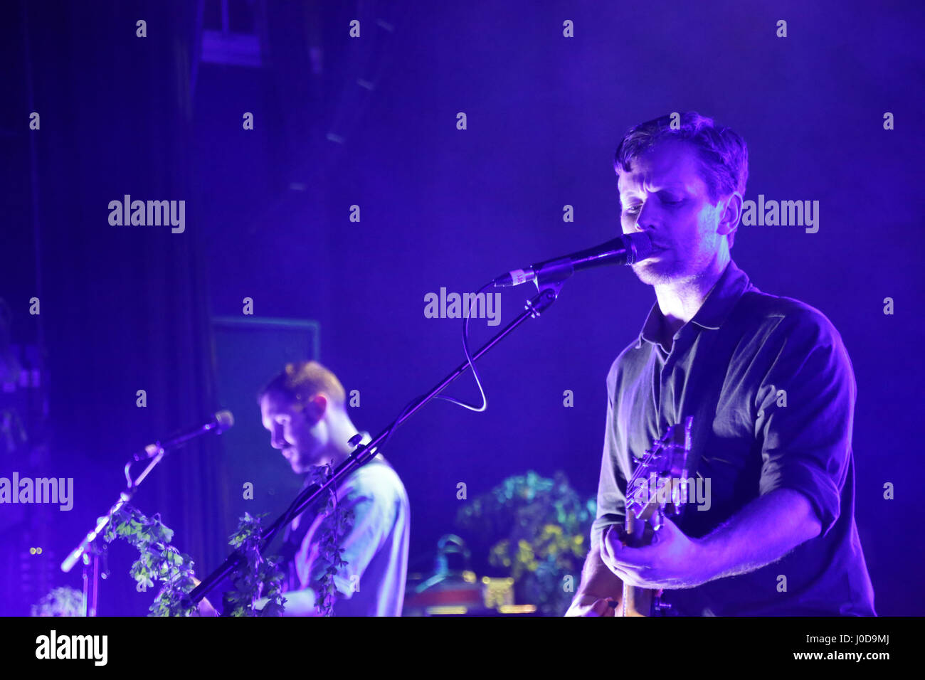 London, UK. 12th Apr, 2017. Jan Scott Wilkinson of British Sea Power ...