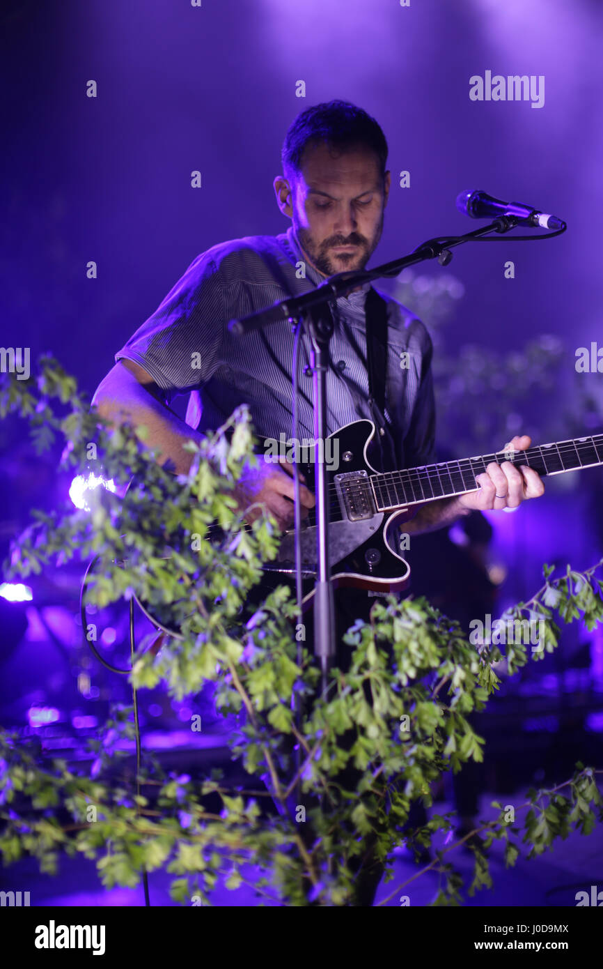 London, UK. 12th Apr, 2017. Martin Noble of British Sea Power ...