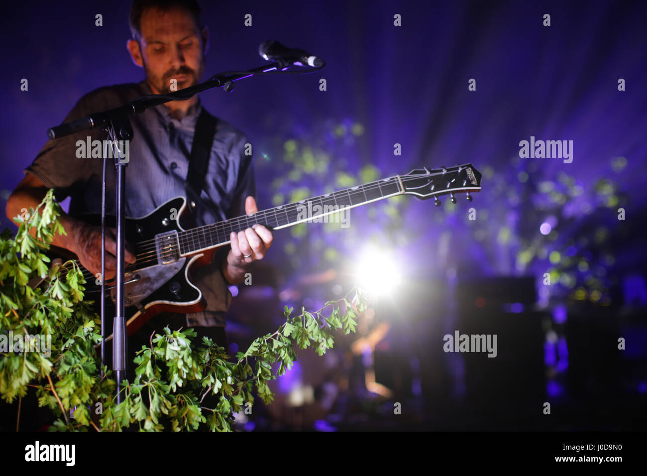 London, UK. 12th Apr, 2017. Martin Noble of British Sea Power ...