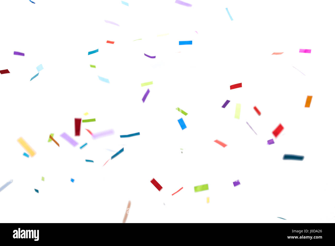 confetti over white background Stock Photo - Alamy
