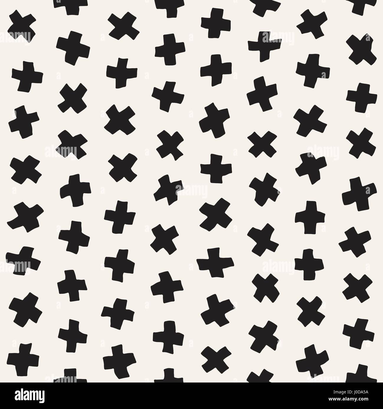 Vector Seamless Pattern. Abstract Background With Scattered Geometric ...