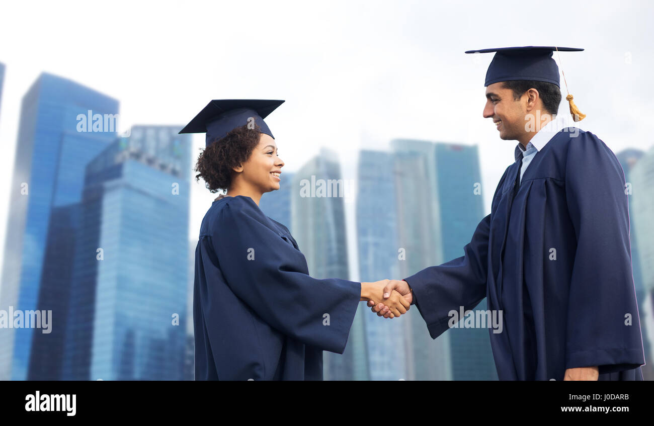 Students Greeting Each Other High Resolution Stock Photography and ...