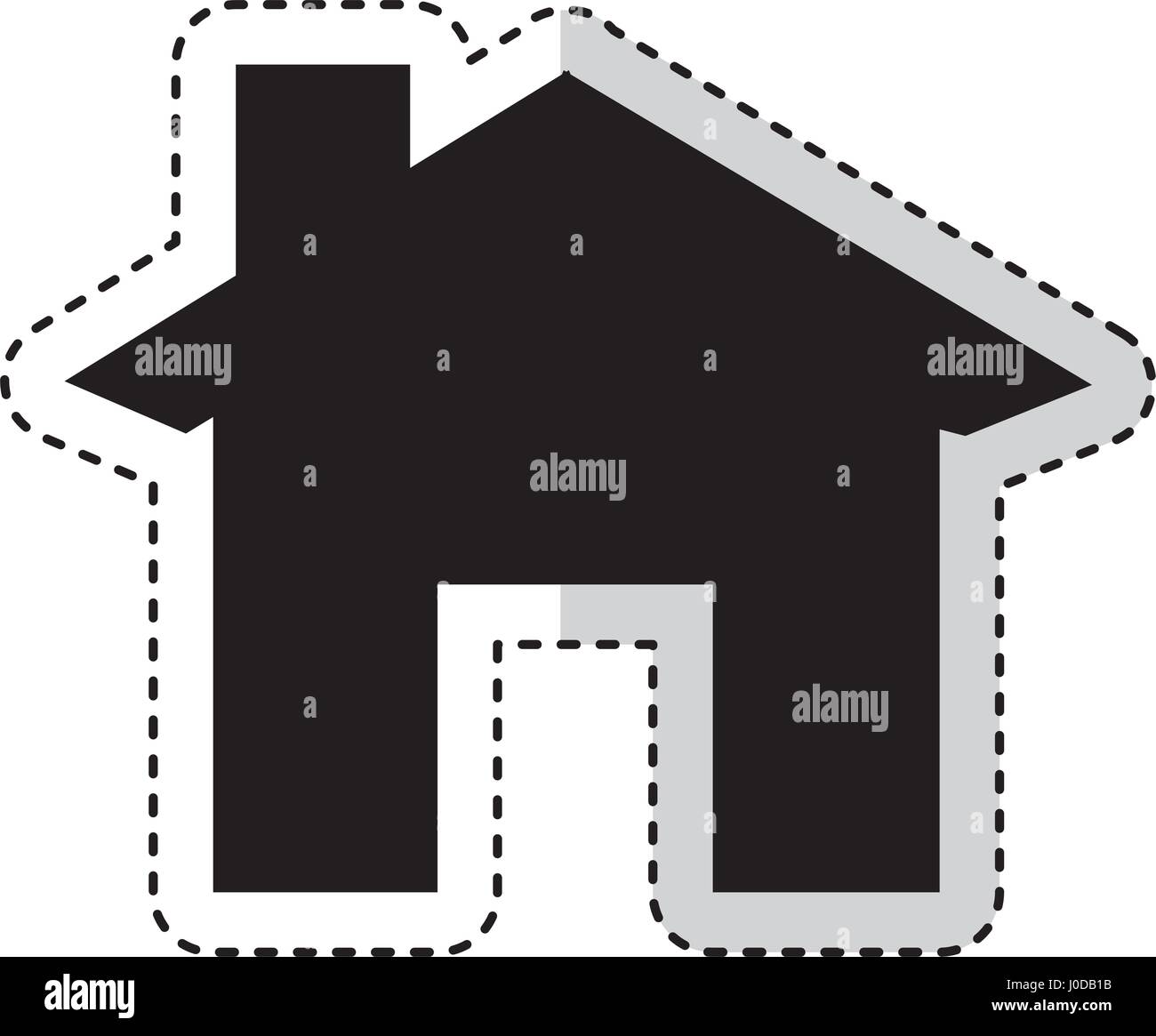 house exterior isolated icon Stock Vector Image & Art - Alamy
