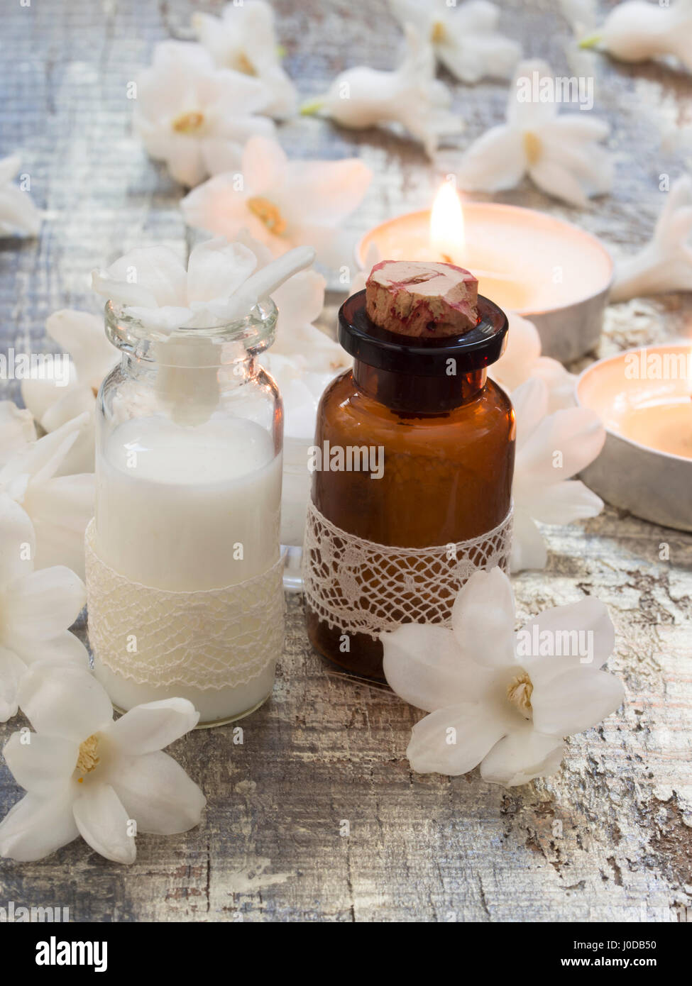 floral cosmetics, fresh as spring Stock Photo - Alamy