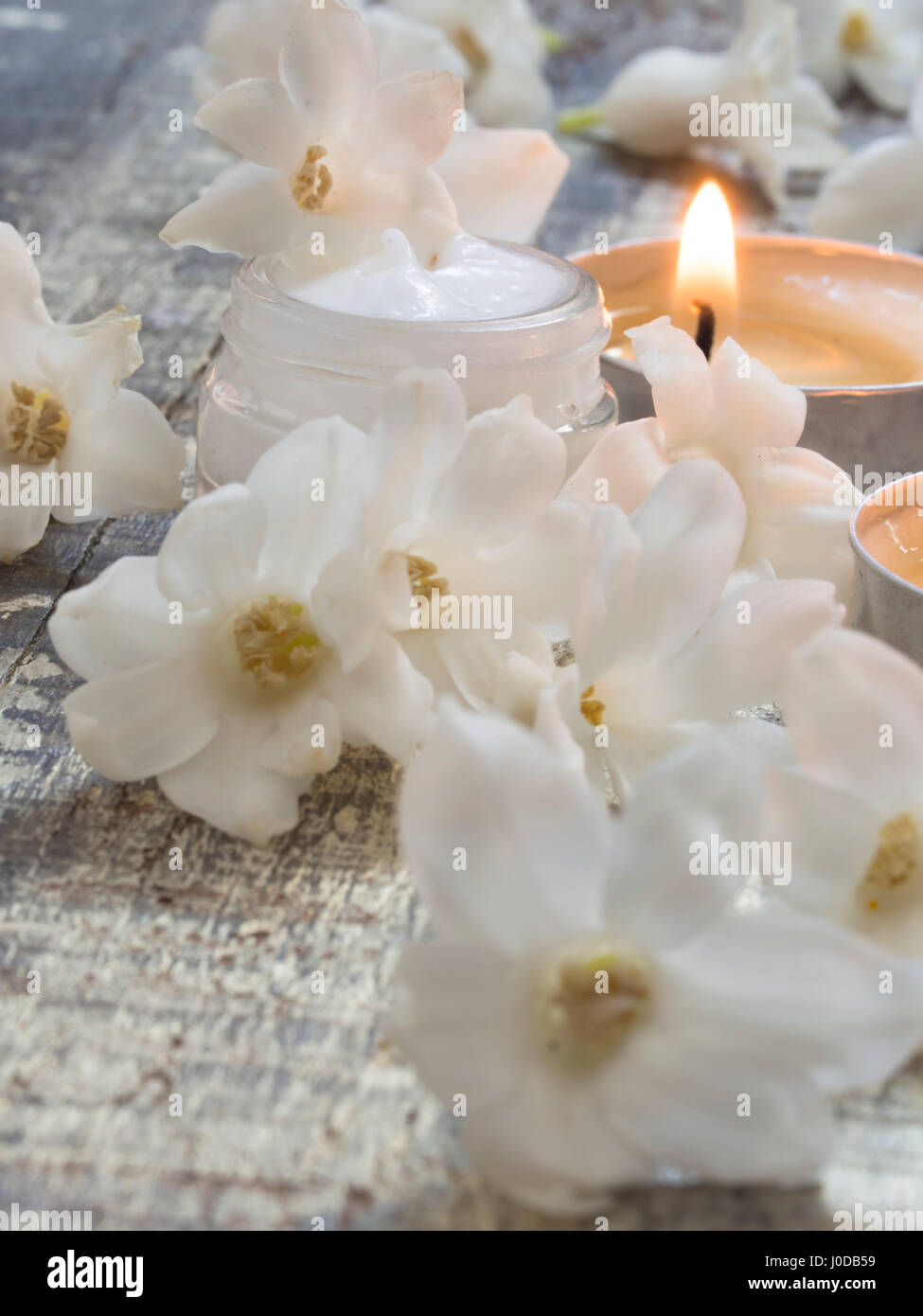 floral cosmetics, fresh as spring Stock Photo - Alamy
