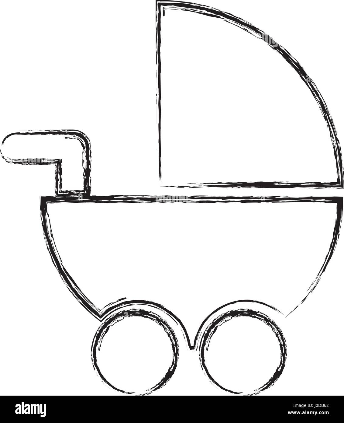 baby cart isolated icon Stock Vector Image & Art - Alamy