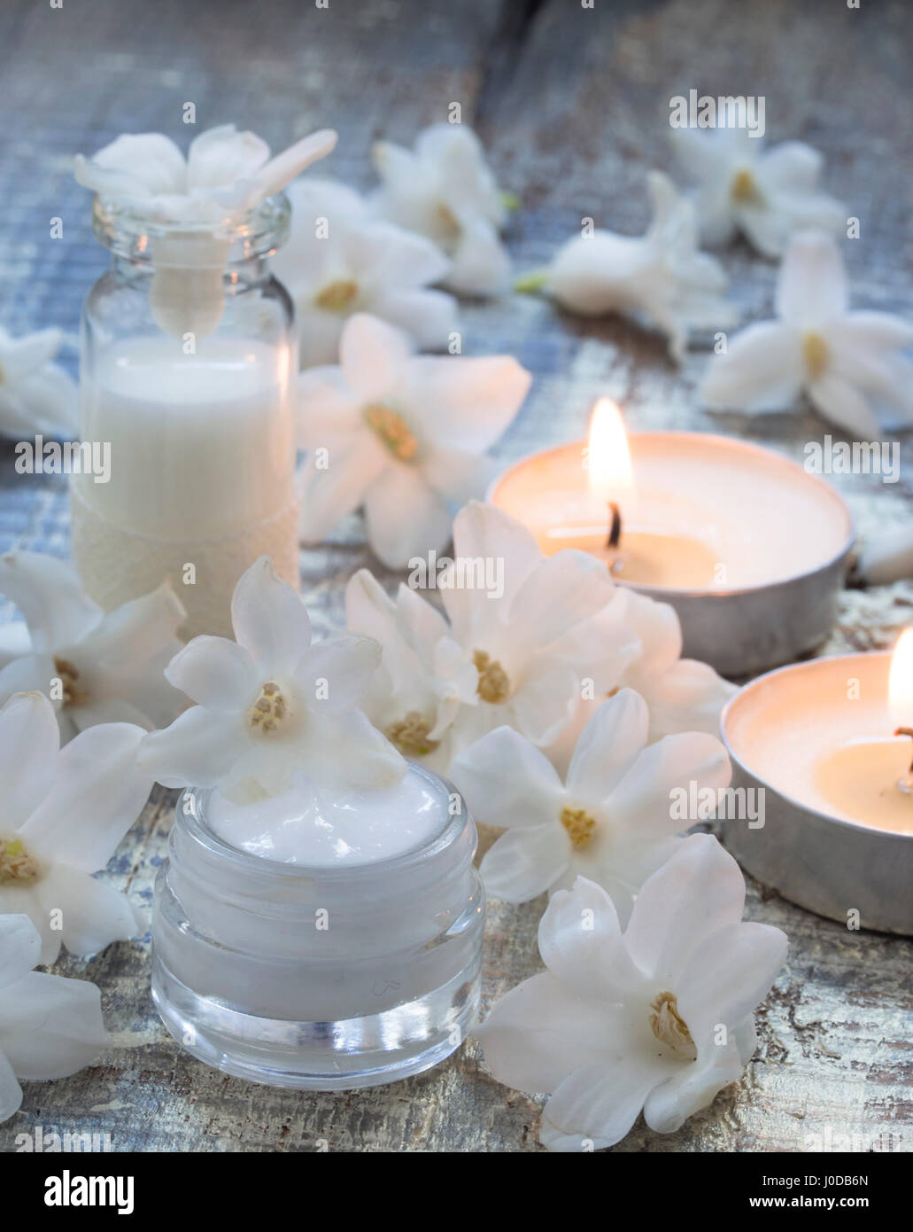 floral cosmetics, fresh as spring Stock Photo - Alamy