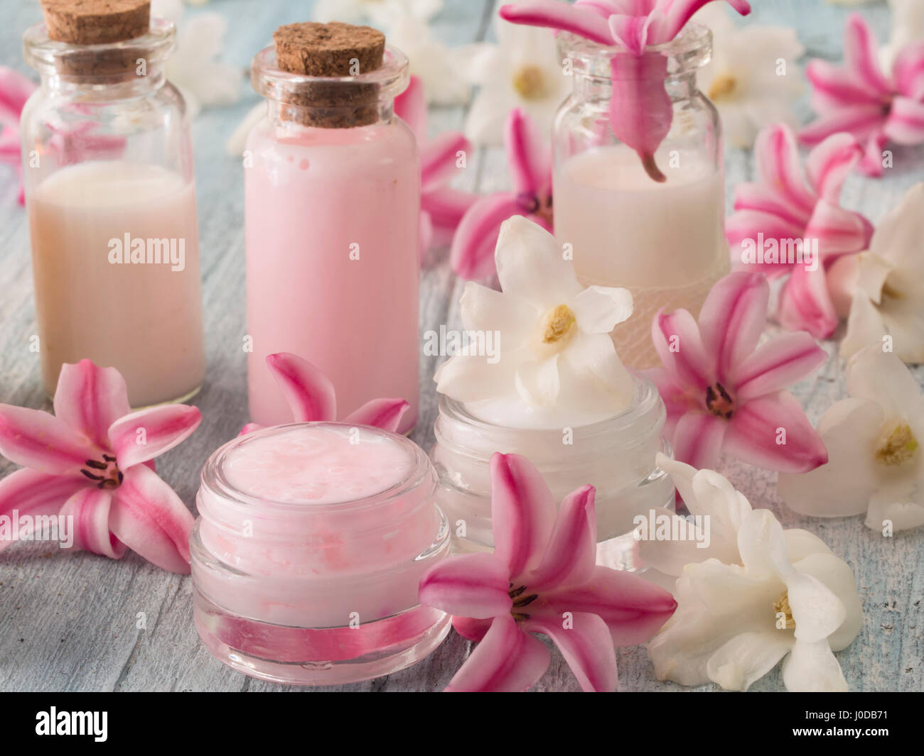 floral cosmetics, fresh as spring Stock Photo - Alamy