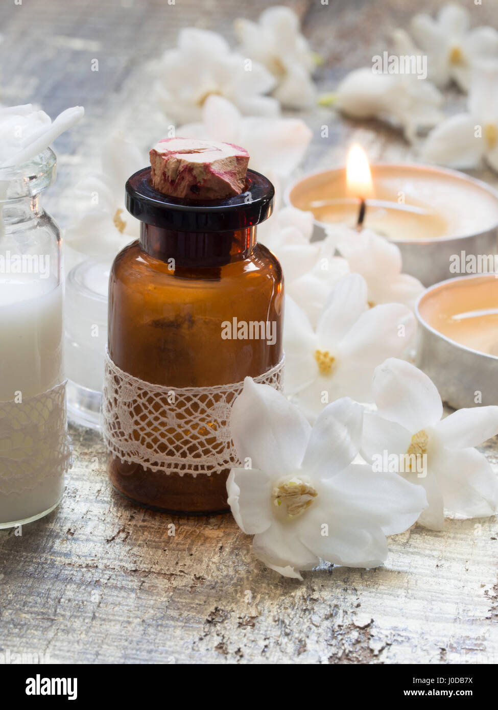 floral cosmetics, fresh as spring Stock Photo - Alamy