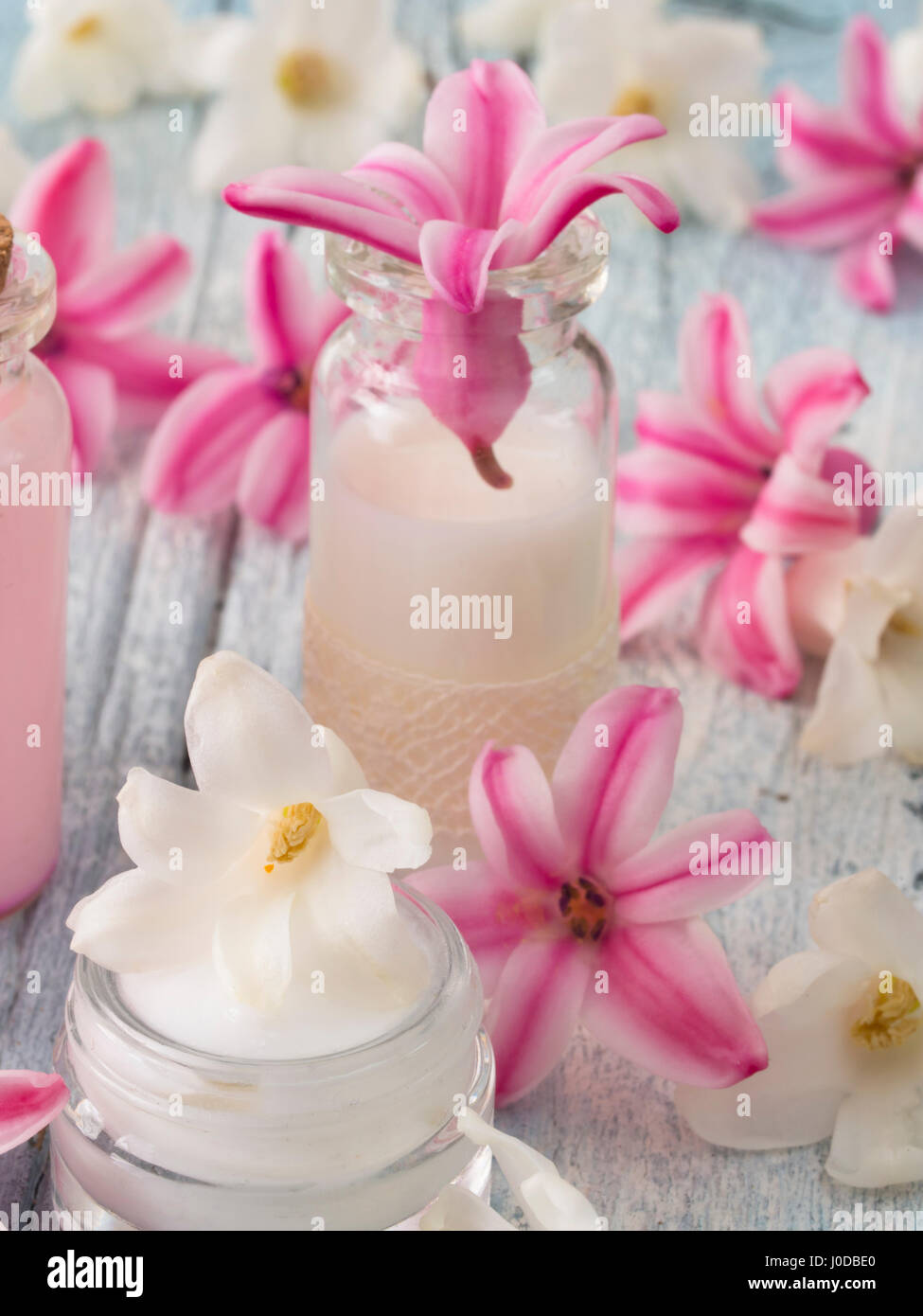 floral cosmetics, fresh as spring Stock Photo - Alamy
