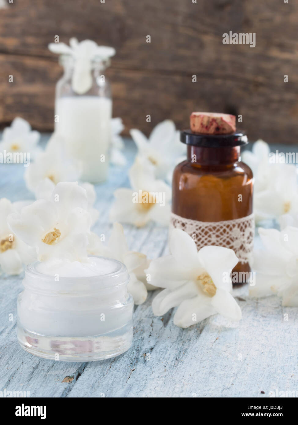 floral cosmetics, fresh as spring Stock Photo - Alamy