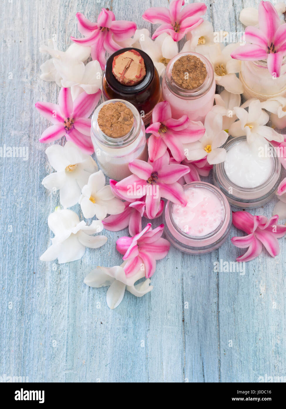 floral cosmetics, fresh as spring Stock Photo - Alamy