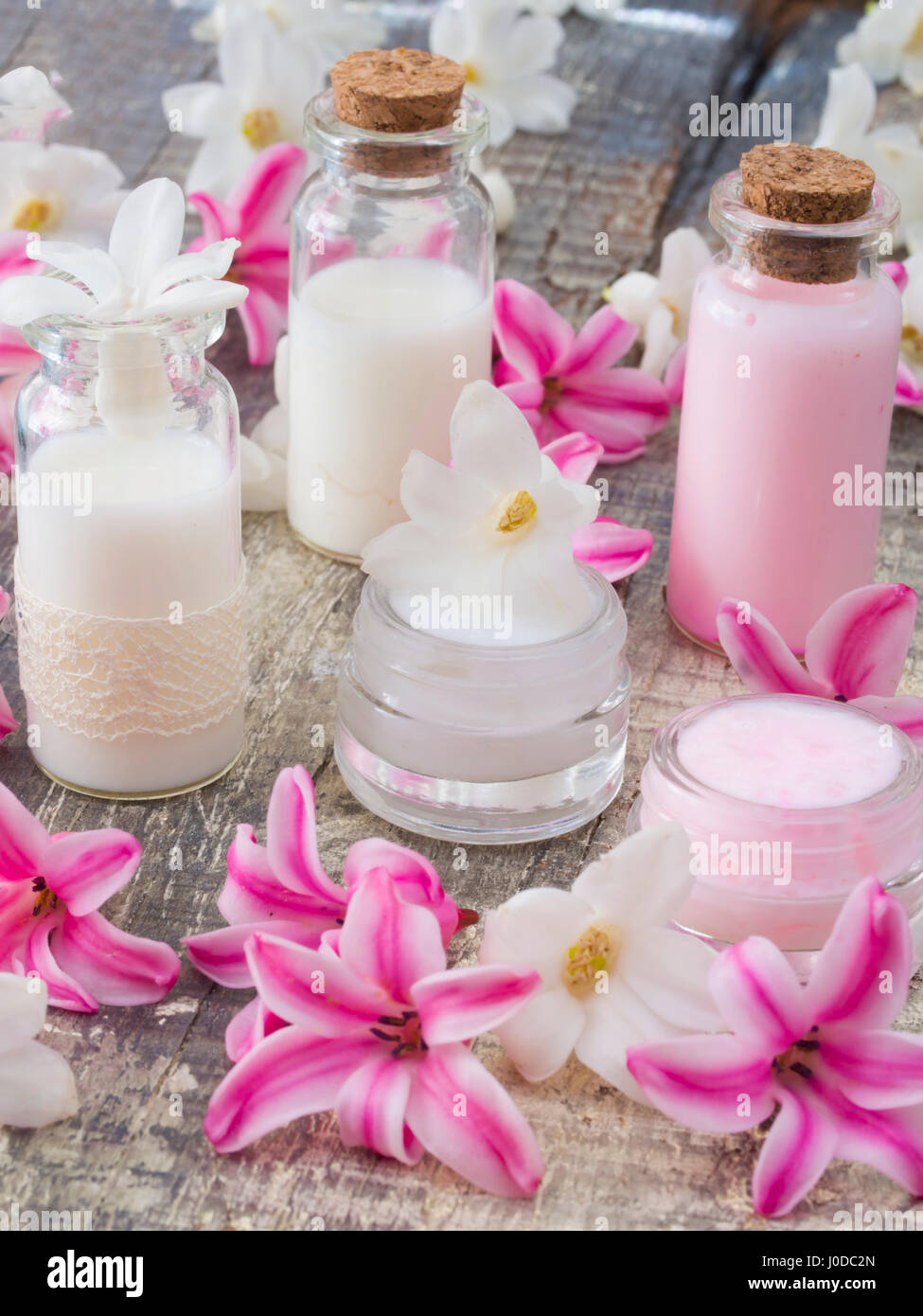 floral cosmetics, fresh as spring Stock Photo - Alamy