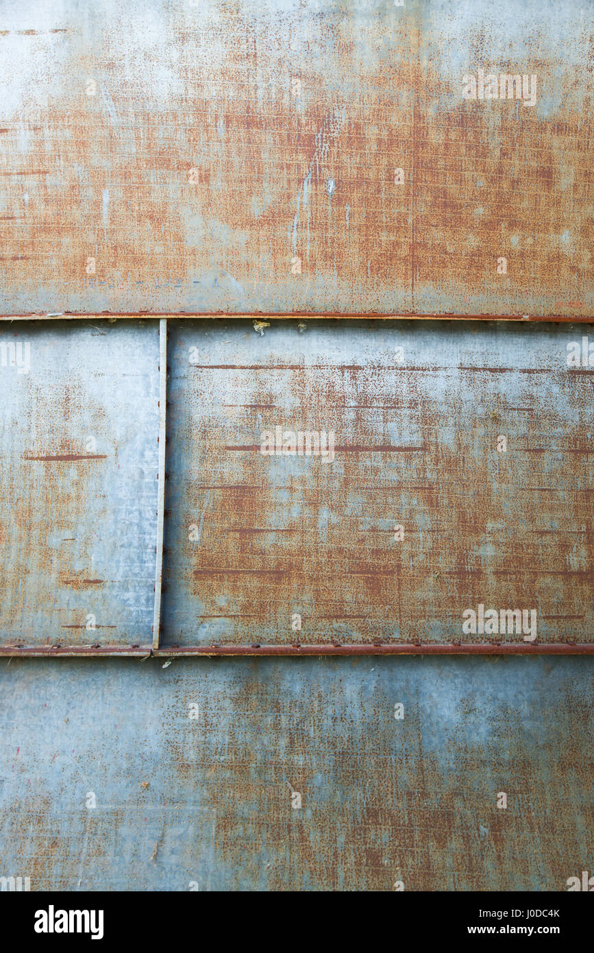 Detail of a rusty Silos on farm in North Carolina Stock Photo - Alamy