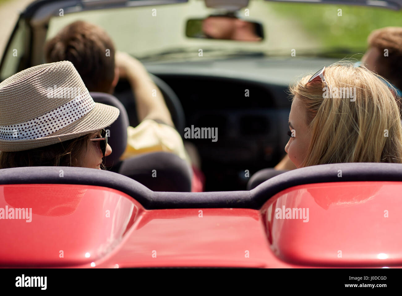 Family road trip convertible hi-res stock photography and images - Alamy