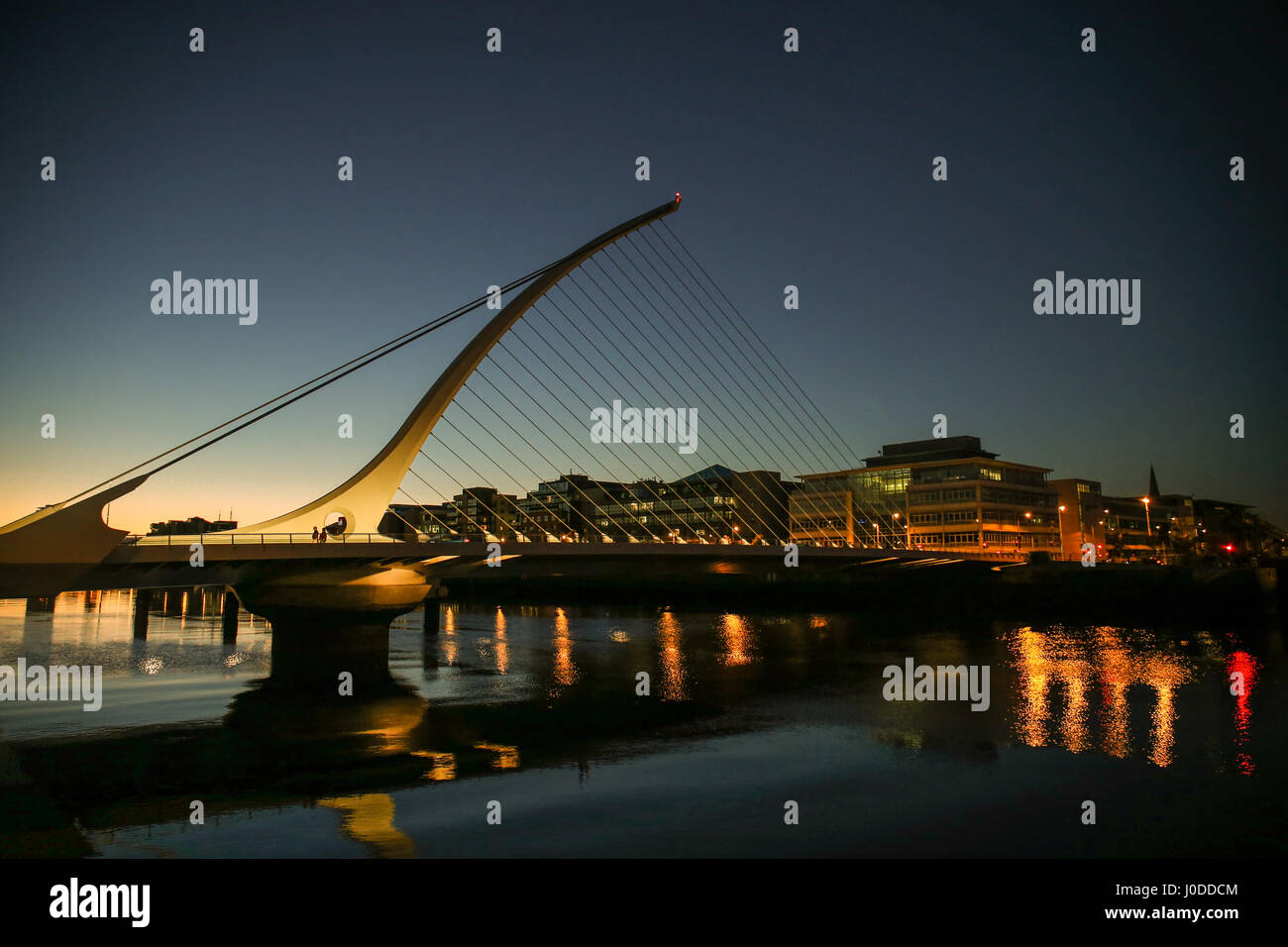 Samuel Beckett Bridge Stock Photo - Alamy