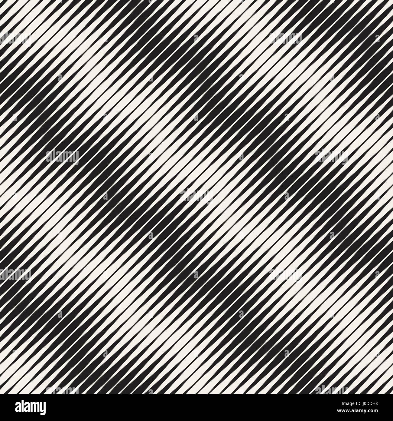 Wavy Stripes Vector Seamless Pattern Retro Wavy Engraving Texture