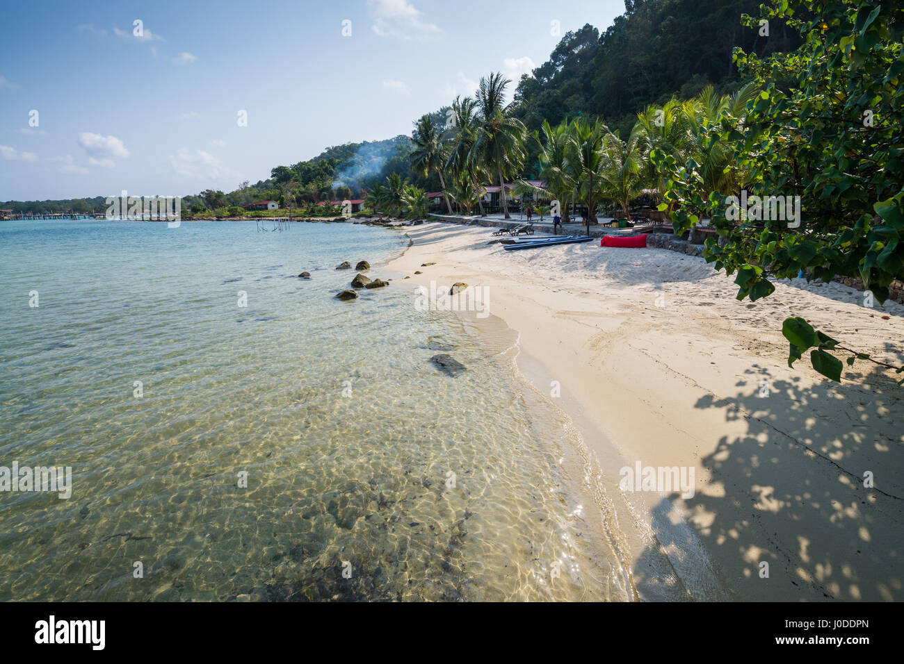 beach of Koh Rong Samloem island, Cambodia, Asia Stock Photo - Alamy