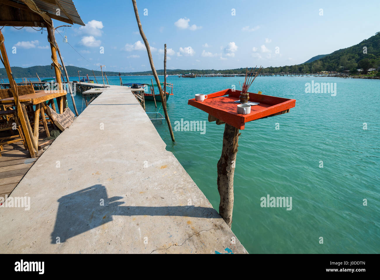 Boats on the Koh Rong Samloem island, Cambodia, Asia Stock Photo - Alamy