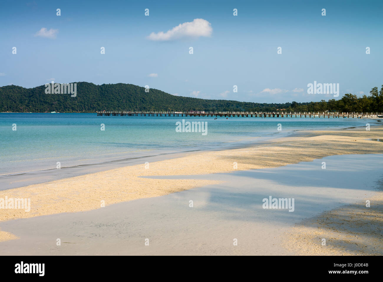 beach of Koh Rong Samloem island, Cambodia, Asia Stock Photo - Alamy