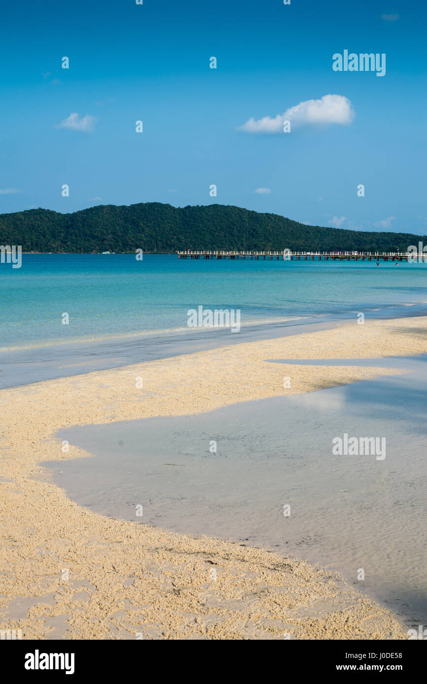 beach of Koh Rong Samloem island, Cambodia, Asia Stock Photo - Alamy