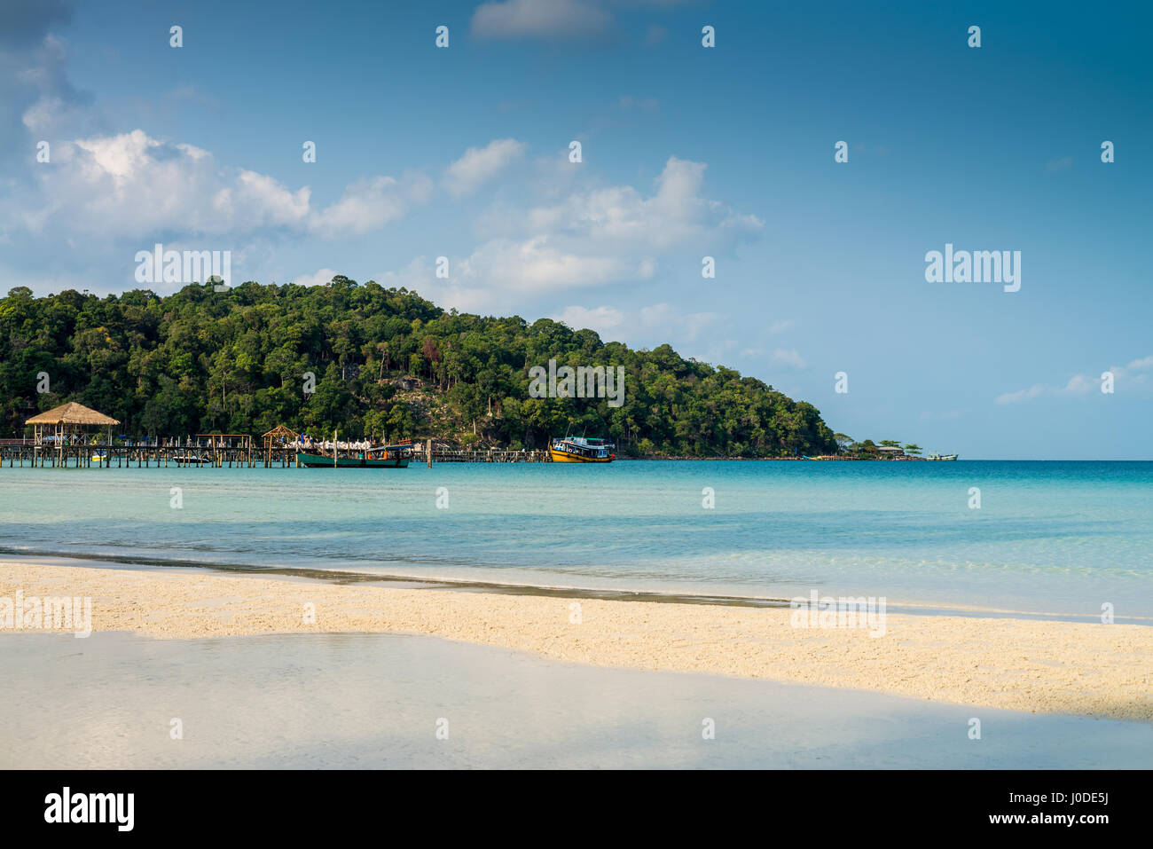 beach of Koh Rong Samloem island, Cambodia, Asia Stock Photo - Alamy