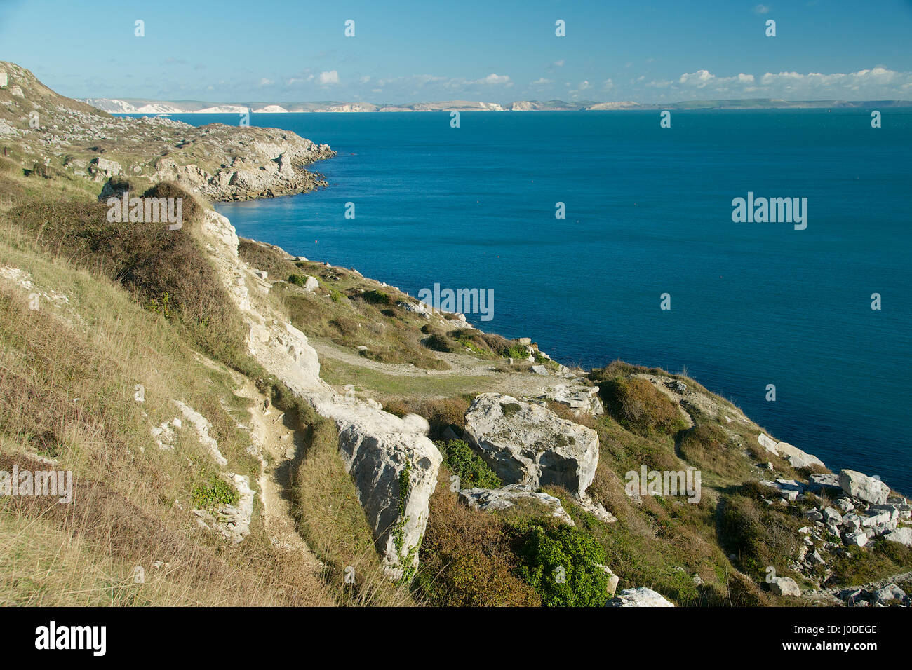 Freshwater Bay on The Isle of Portland, Dorset, England Stock Photo - Alamy