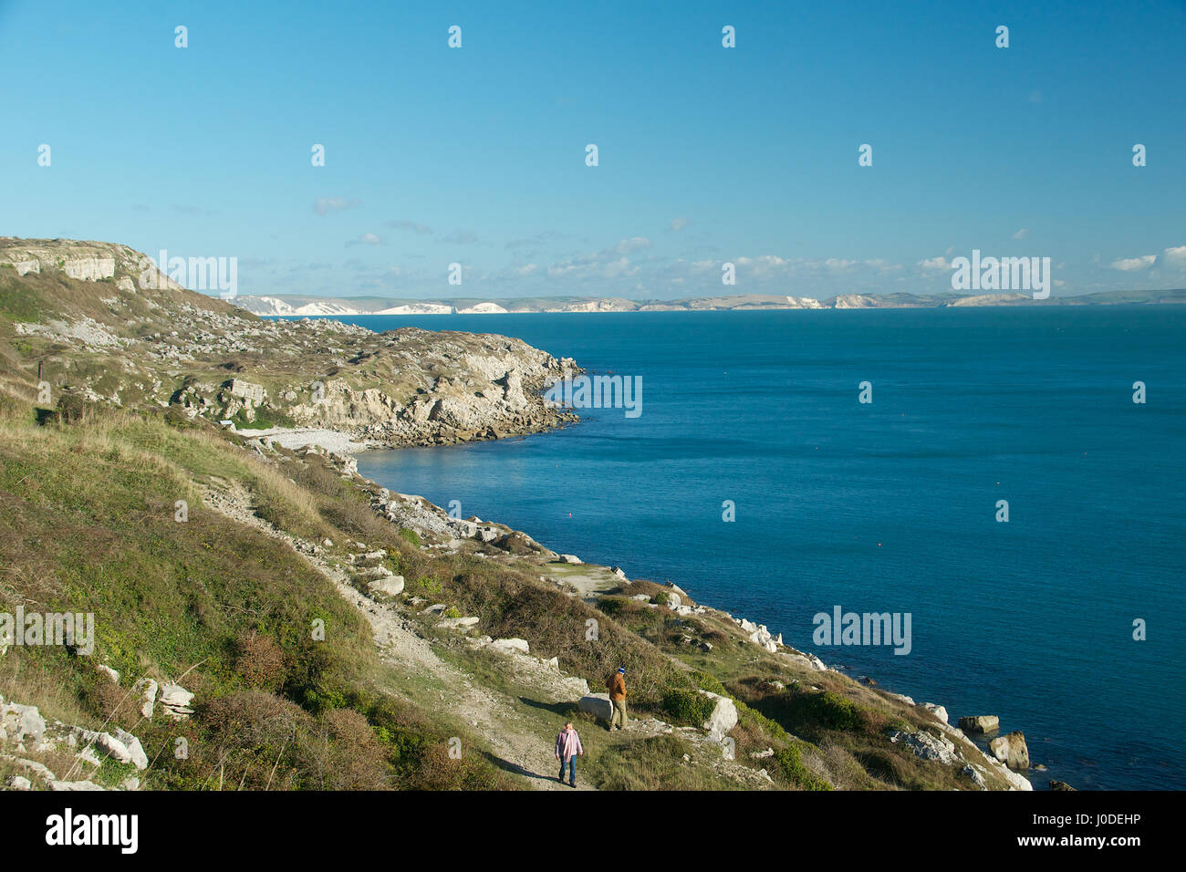 Freshwater Bay on The Isle of Portland, Dorset, England Stock Photo - Alamy