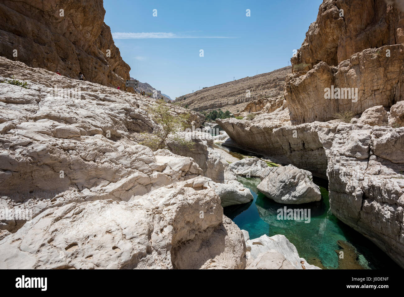Turquoise water wadi oman hi-res stock photography and images - Alamy