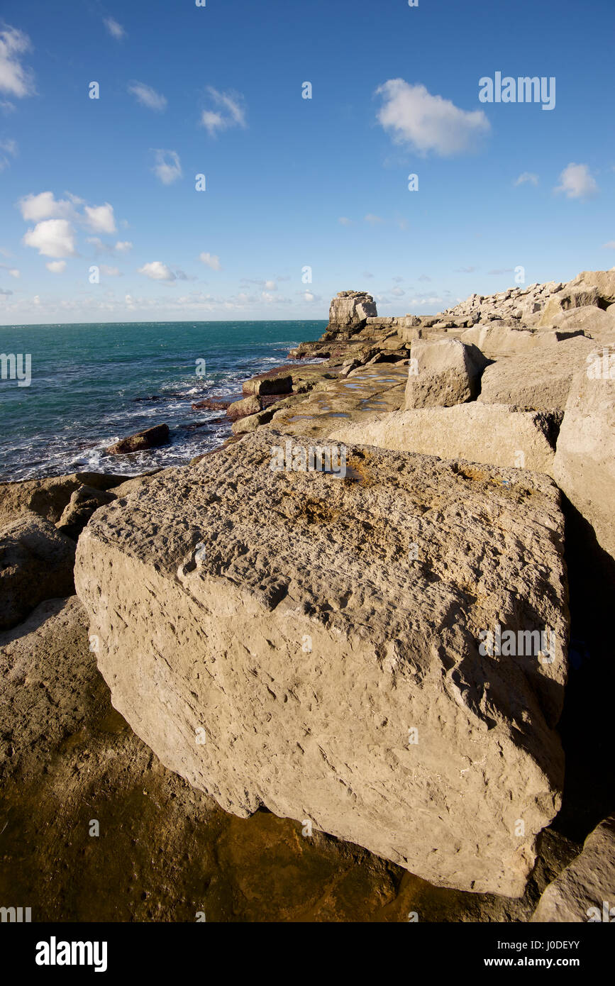 Pulpit Rock on The Isle of Portland, Dorset, England Stock Photo - Alamy