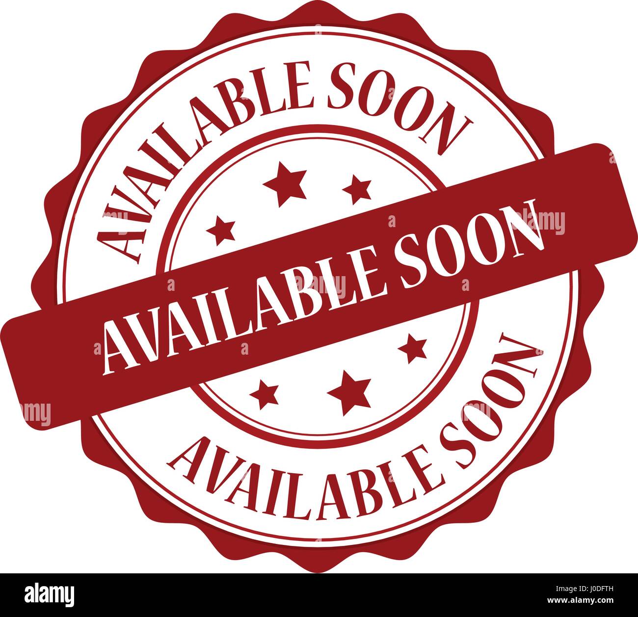 Available soon / now red stamp illustration Stock Vector Image & Art ...