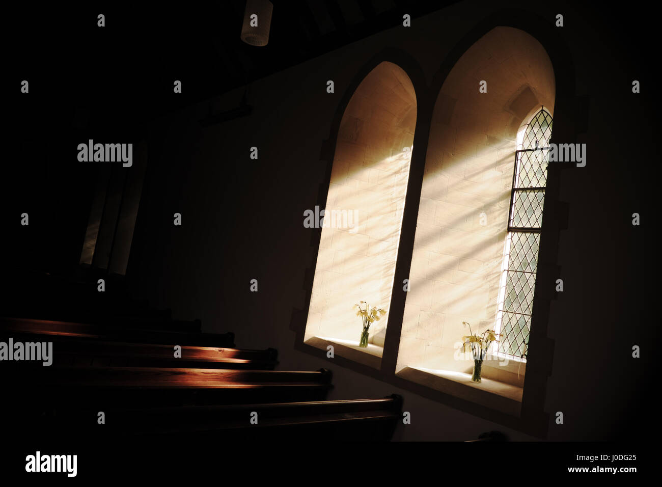 Light coming church through windows hi-res stock photography and images ...