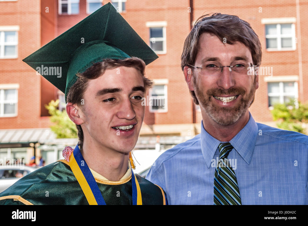 Boy family graduation hi-res stock photography and images - Alamy