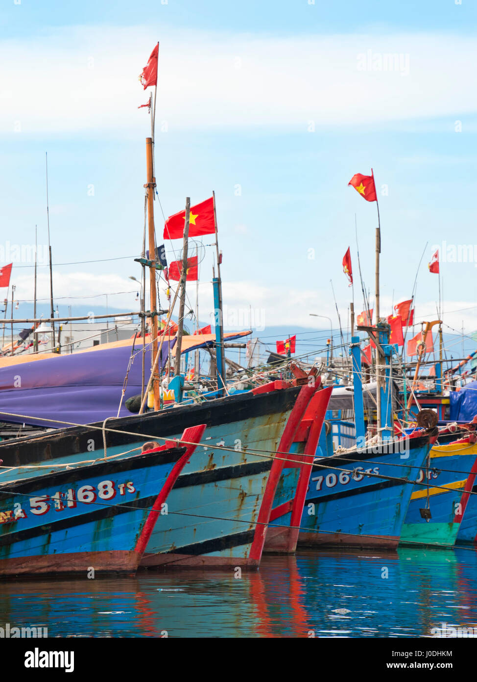 Vietnam danang boats hi-res stock photography and images - Alamy