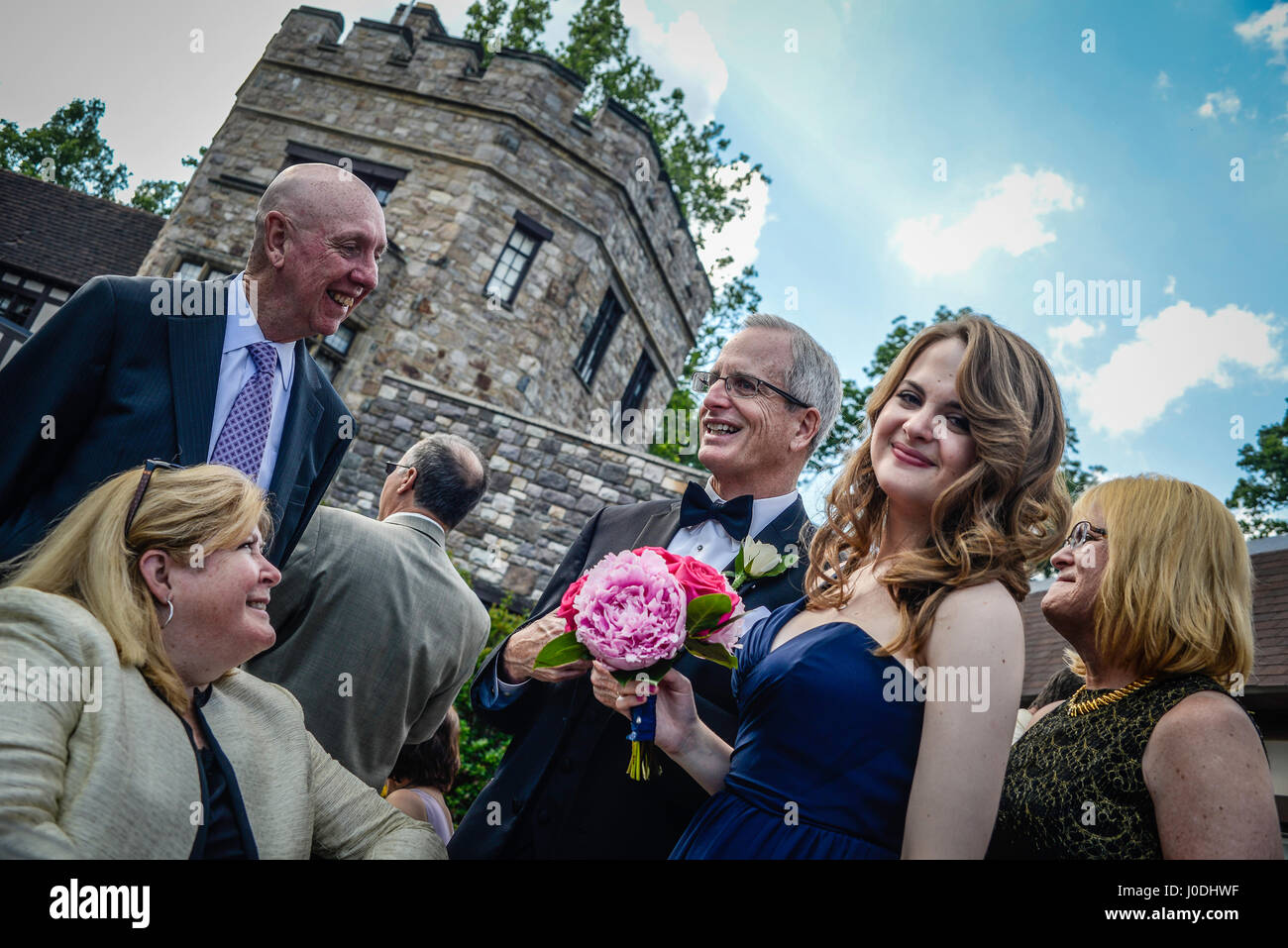 Wedding ceremony and reception Stock Photo - Alamy