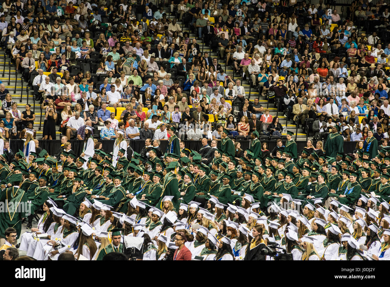 High school graduation at VCU auditorium Stock Photo - Alamy
