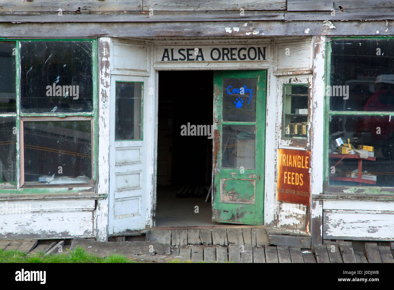 Alsea store, Alsea, Oregon Stock Photo - Alamy