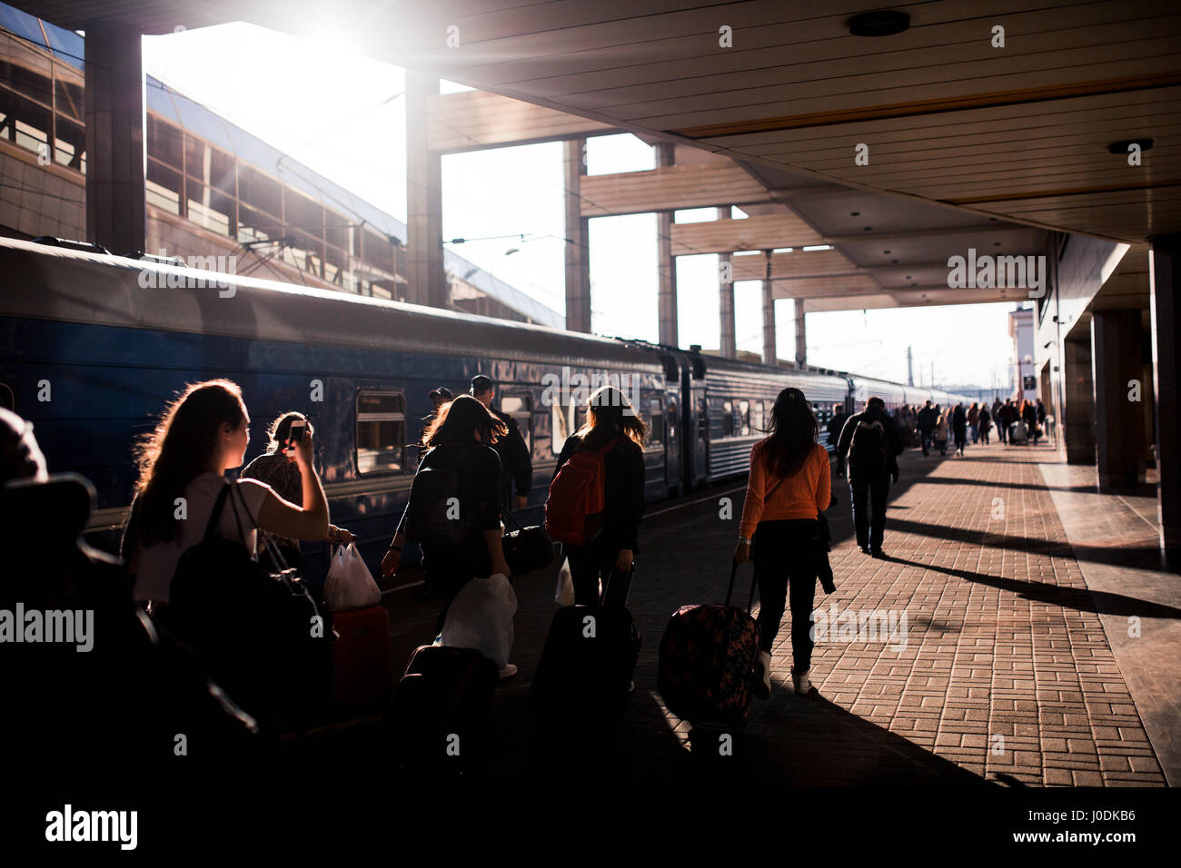 Train running in subway hi-res stock photography and images - Alamy