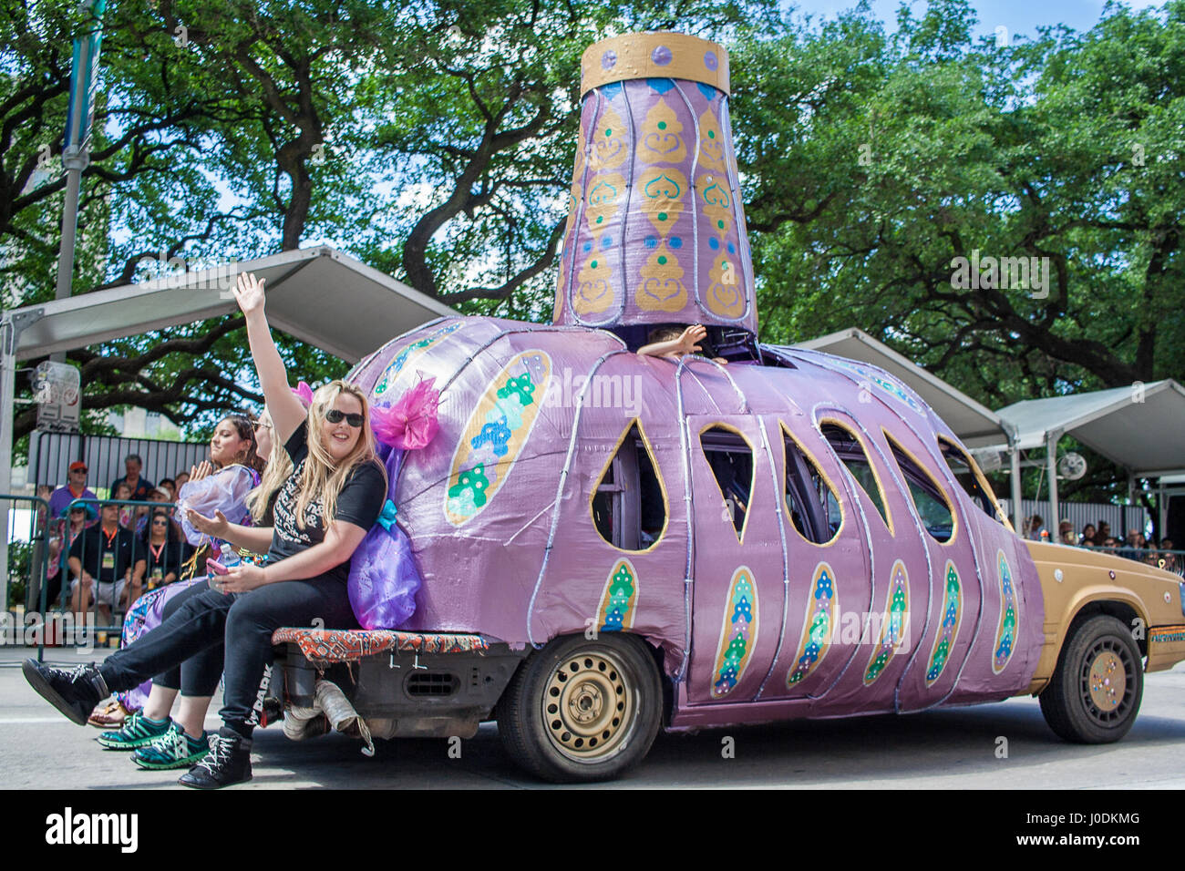 Houston car parade hi-res stock photography and images - Alamy