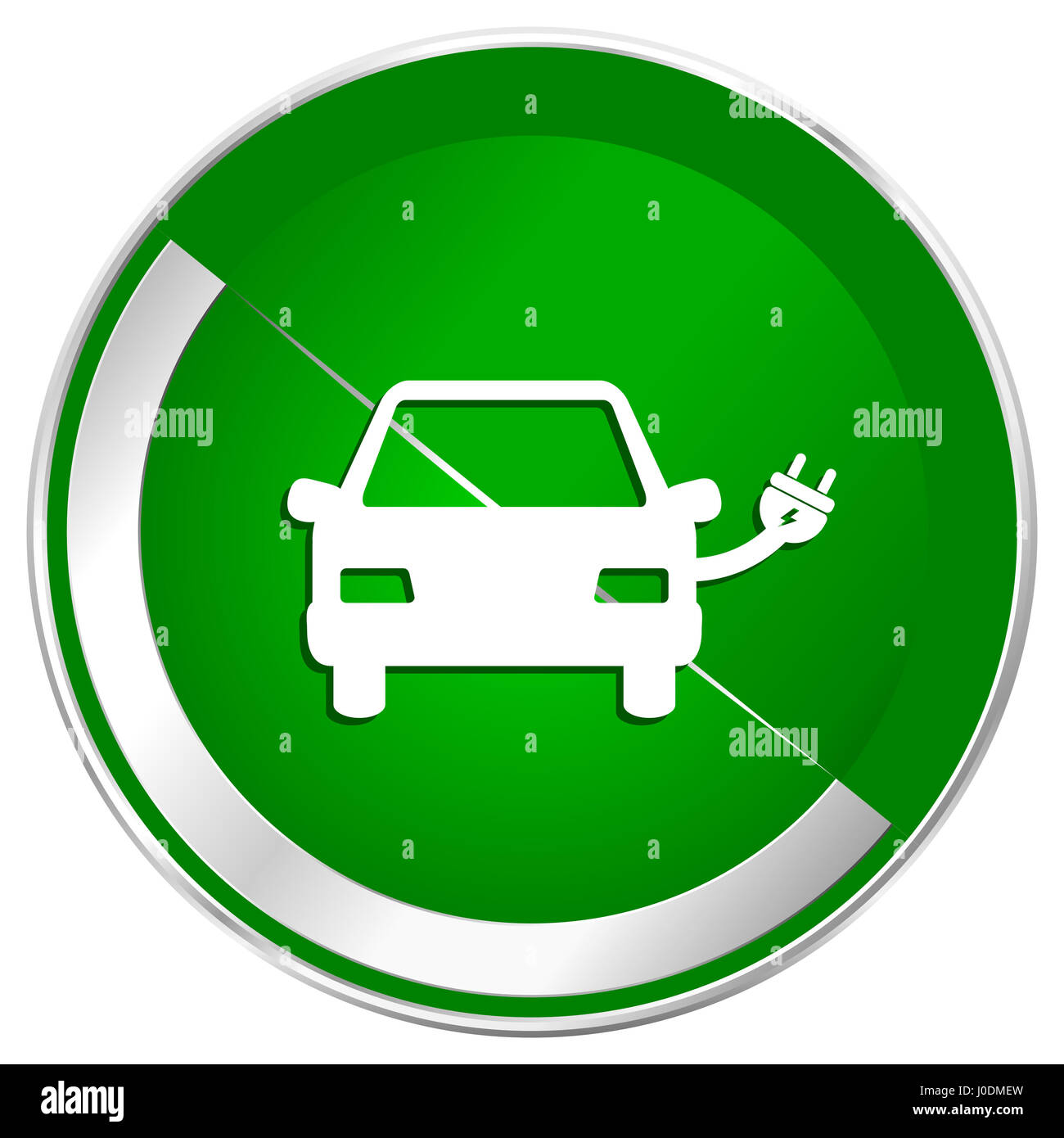 Hybrid car metallic green hi-res stock photography and images - Alamy