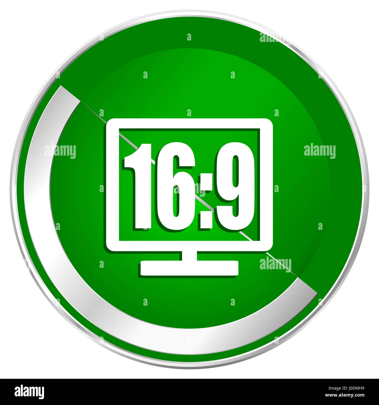 16 9 display icon hi-res stock photography and images - Alamy