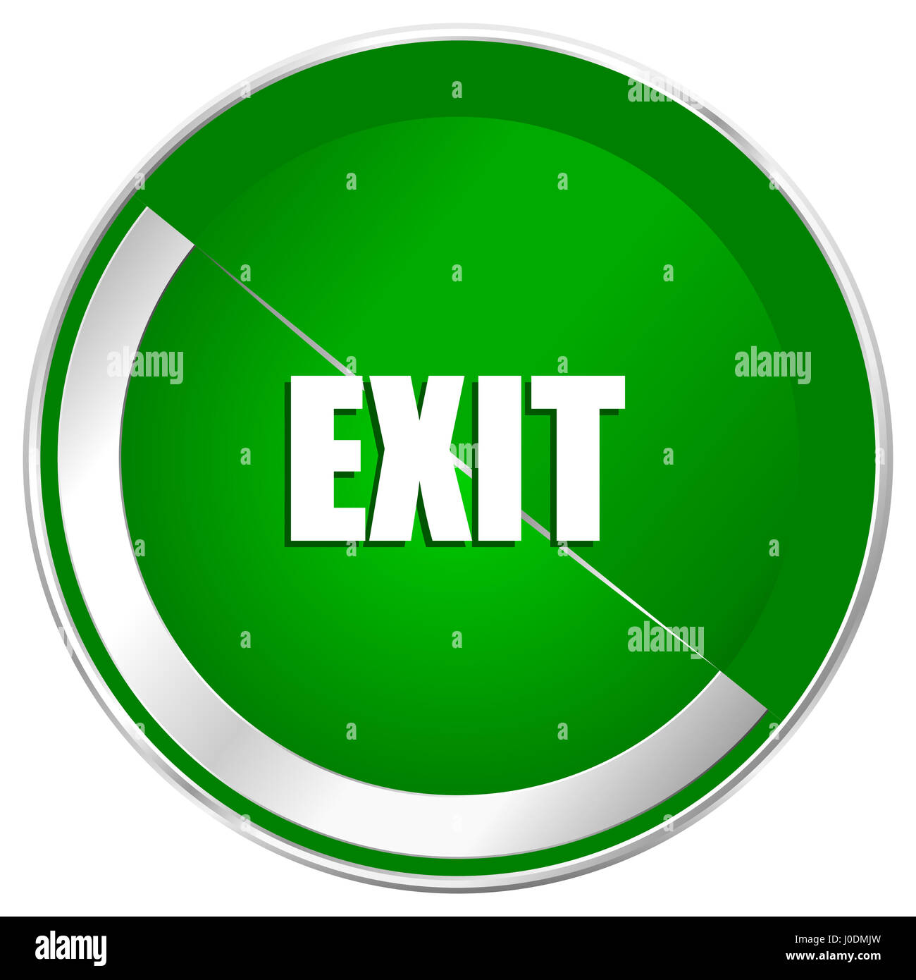 Green emergency exit button open hi-res stock photography and images ...